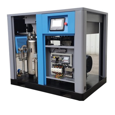 China 55kw 75hp 75 kw 100 hp screw oil free air compressor rotary supplier