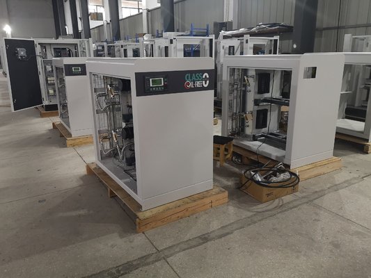 China 3.7kw 11kw 15kw 22kw oil free scroll air compressors for Gas Chromatograph and Atomic absorption spectrophotometer supplier