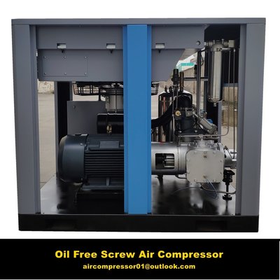 55kw 75hp 75 kw 100 hp screw oil free air compressor rotary supplier