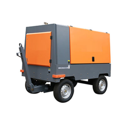 Heavy Duty Portable Mobile Diesel Mining Industrial Screw Air Compressor supplier